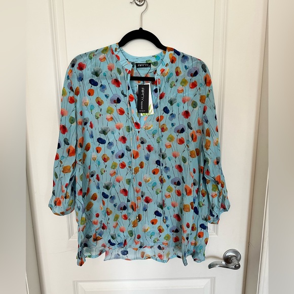Apny | Tops | Apny 34 Sleeve Top | Poshmark